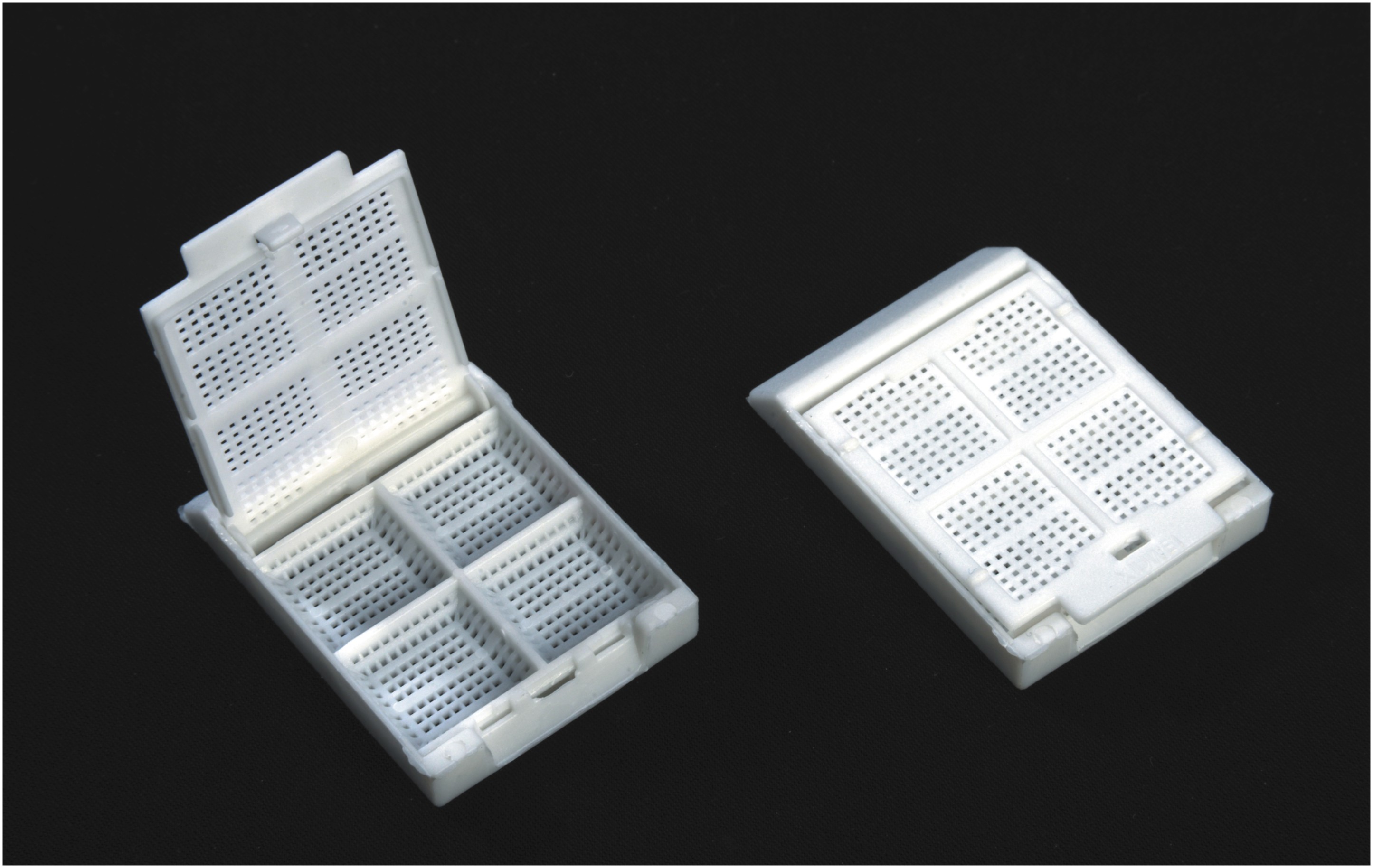 Embedding Cassettes, POM Material Square Holes 0.5X0.5mm, Hinged Lid ...